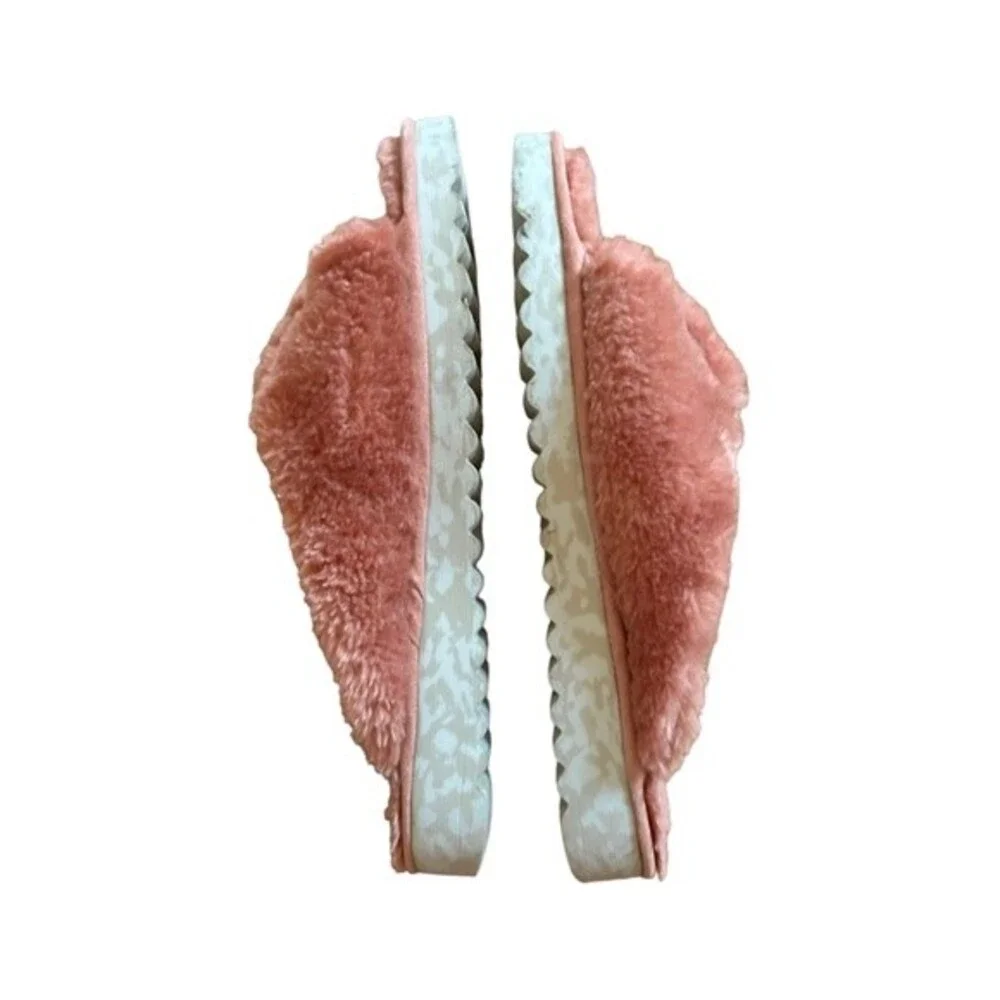 Dr. Scholl's | Shoes | Dr Scholls Fuzzy Faux 7 Barbie Barbie Core Pink ...